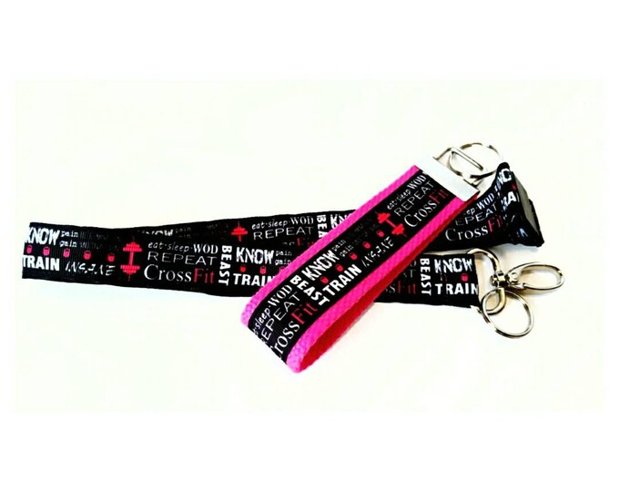 Crossfit Lanyard or Keychain - Gift for Crossfit Lover - Crossfit ...