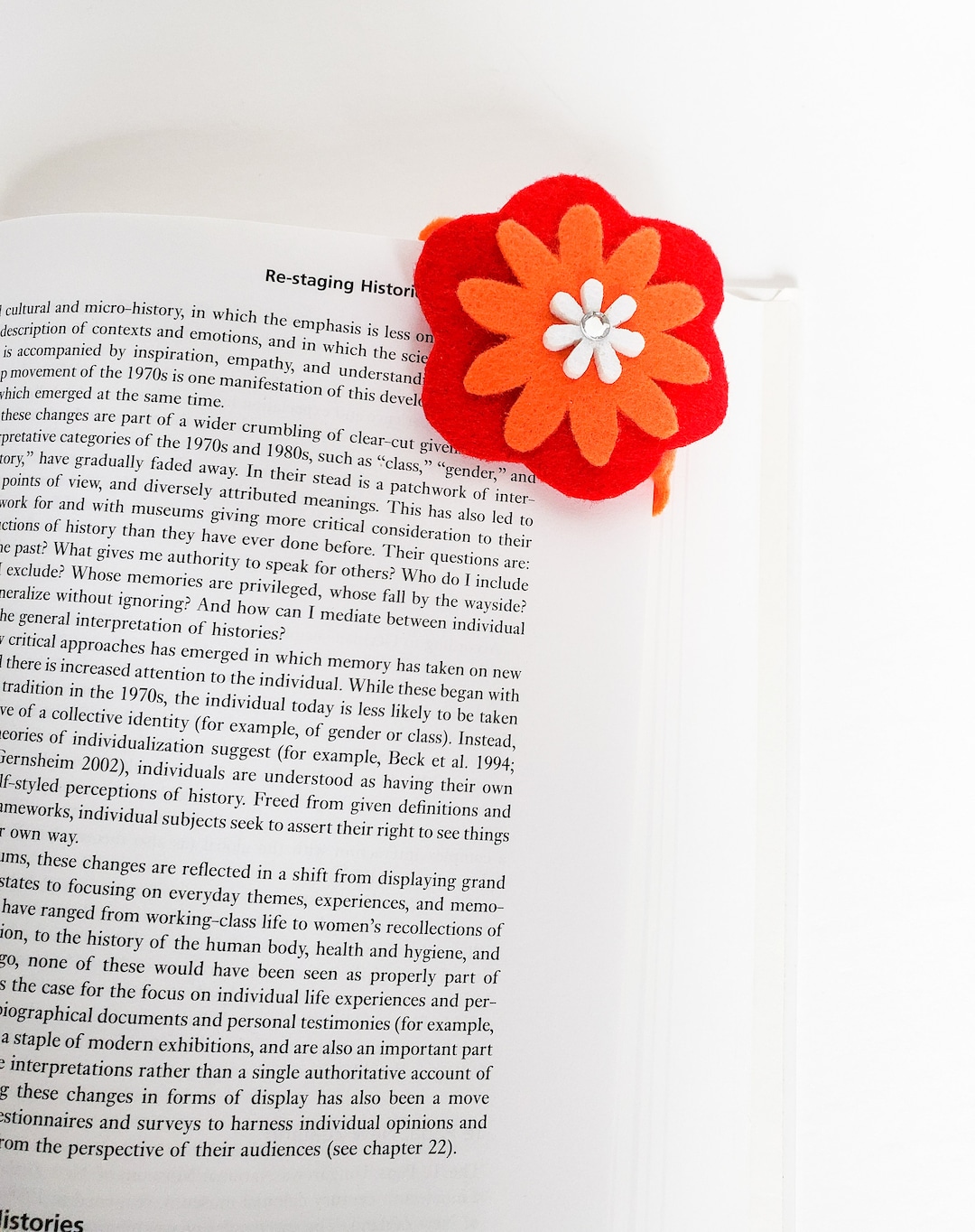 Flower Felt Corner Bookmarks - Etsy