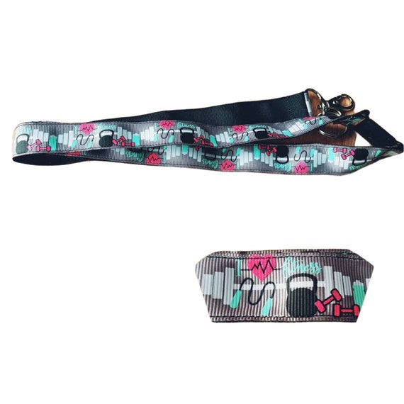 I Love Fitness Lanyard Crossfit Lanyard Gift for A Fitness - Etsy