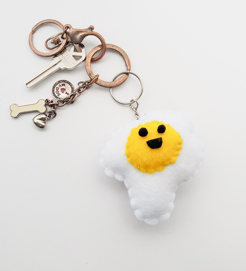 Breakfast Themed Felt Keychains - Etsy