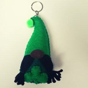 Saint Patrick's Day Felt Gnome Keychains in A Brown or - Etsy