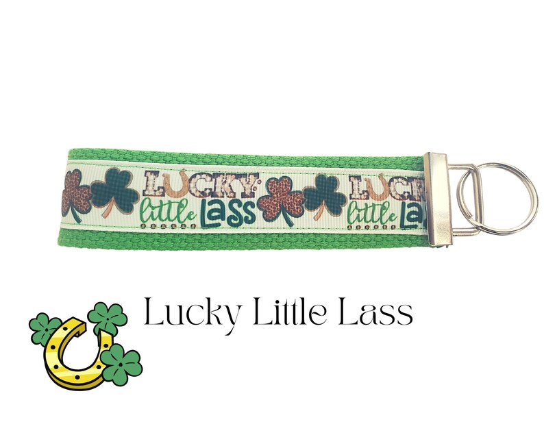 Saint Patrick's Day Lanyard or Keychain in Eight Designs - Etsy
