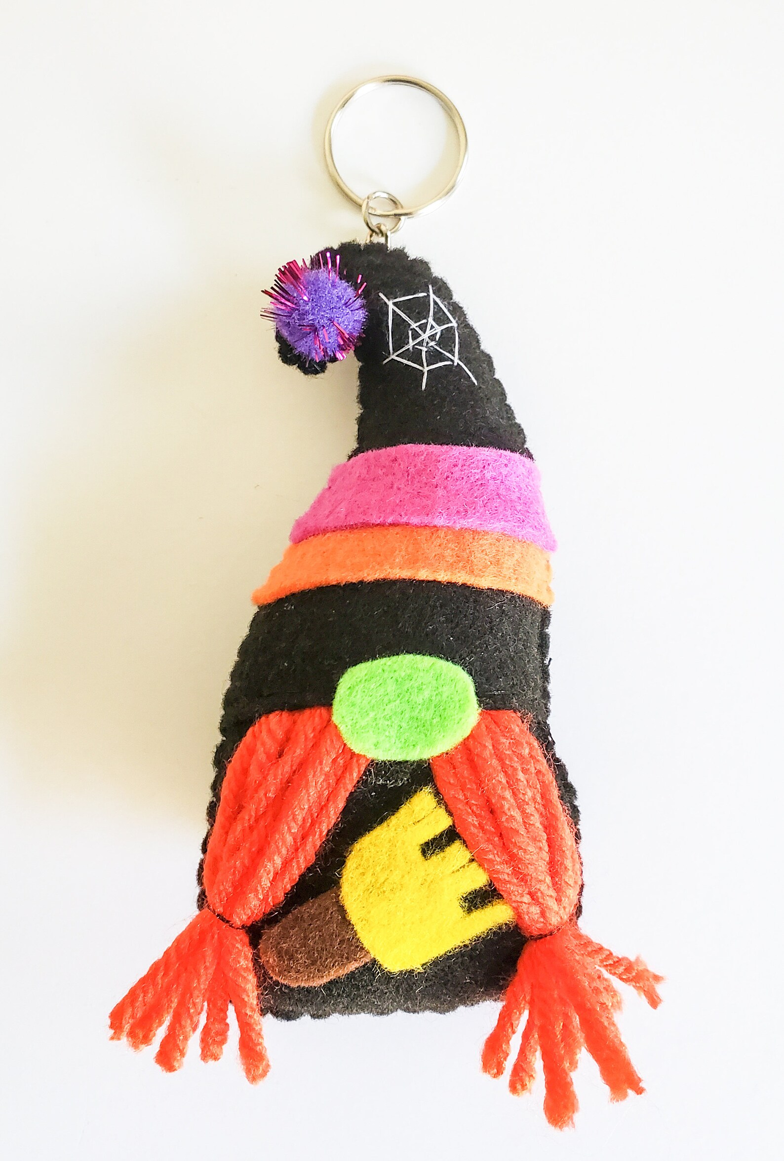 Halloween Gnome Keychains - Witch, Frankenstein, Jack-o-lantern - Etsy
