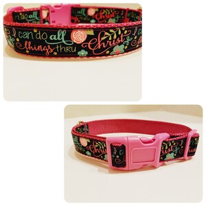 Christian Dog of Faith Collar - I Can Do All Things Thru Christ Dog ...