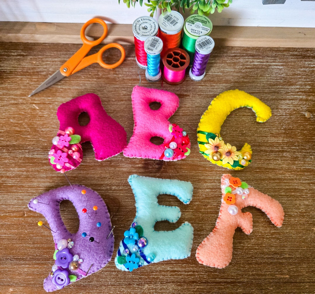 Personalized Decorative Felt Pincushions - Etsy
