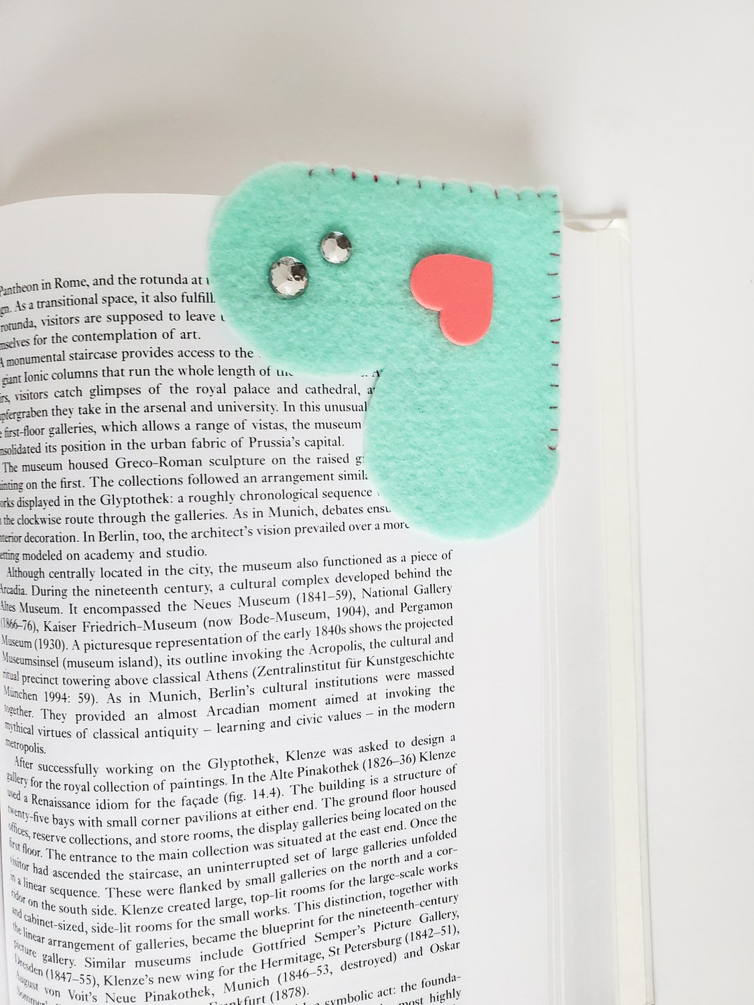 Valentine Heart Corner Felt Bookmarks - Etsy