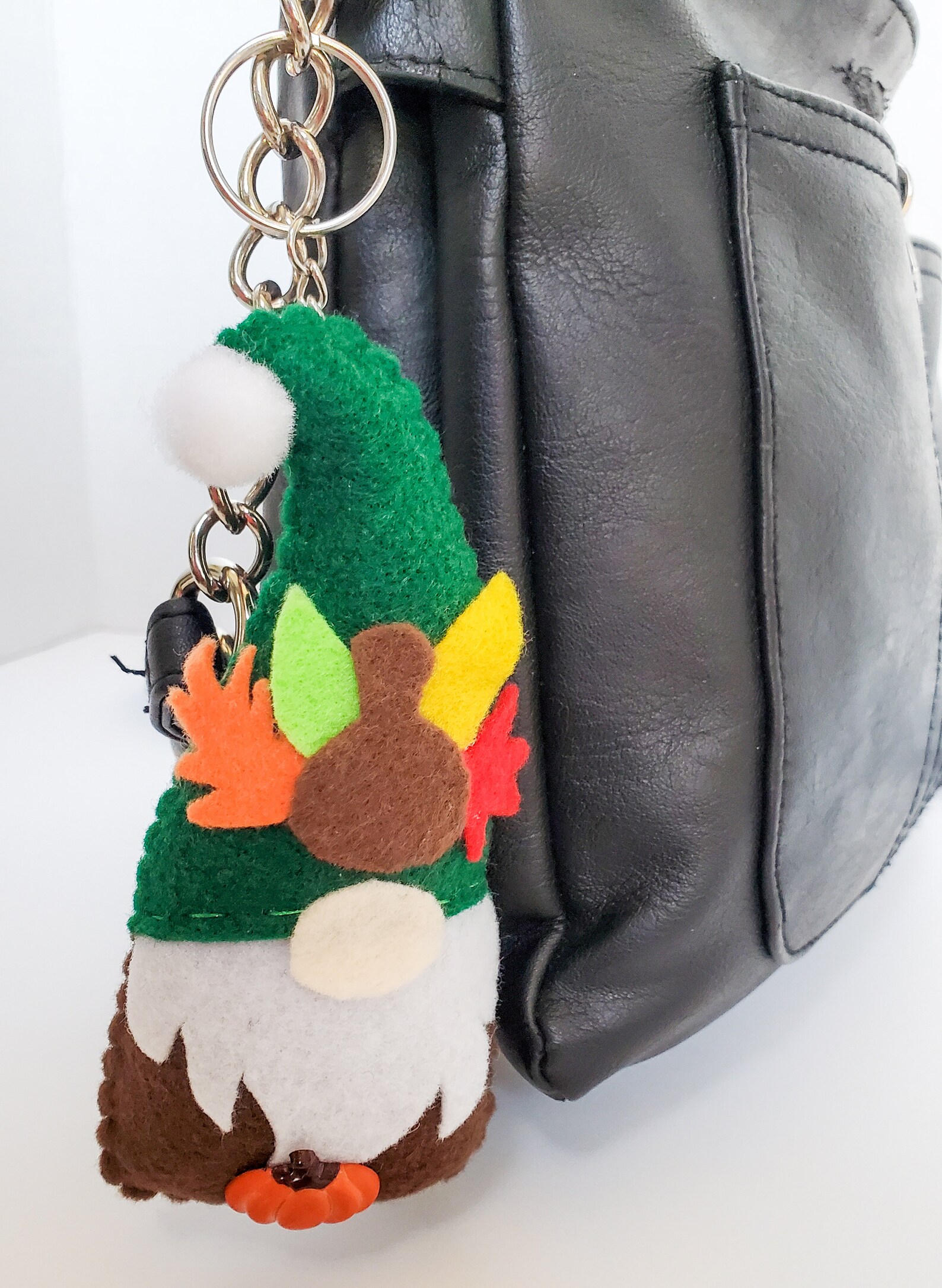 Turkey Hat Gnome Keychains in Green Fuchsia Beige Orange - Etsy