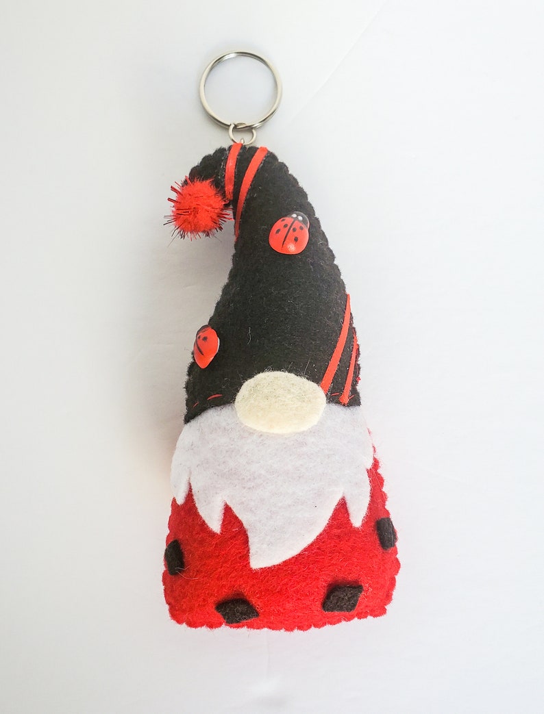 Nature Gnome Felt Keychains Ladybug Bumblebee - Etsy