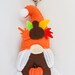 Turkey Hat Gnome Keychains in Green, Fuchsia, Beige, Orange - Etsy