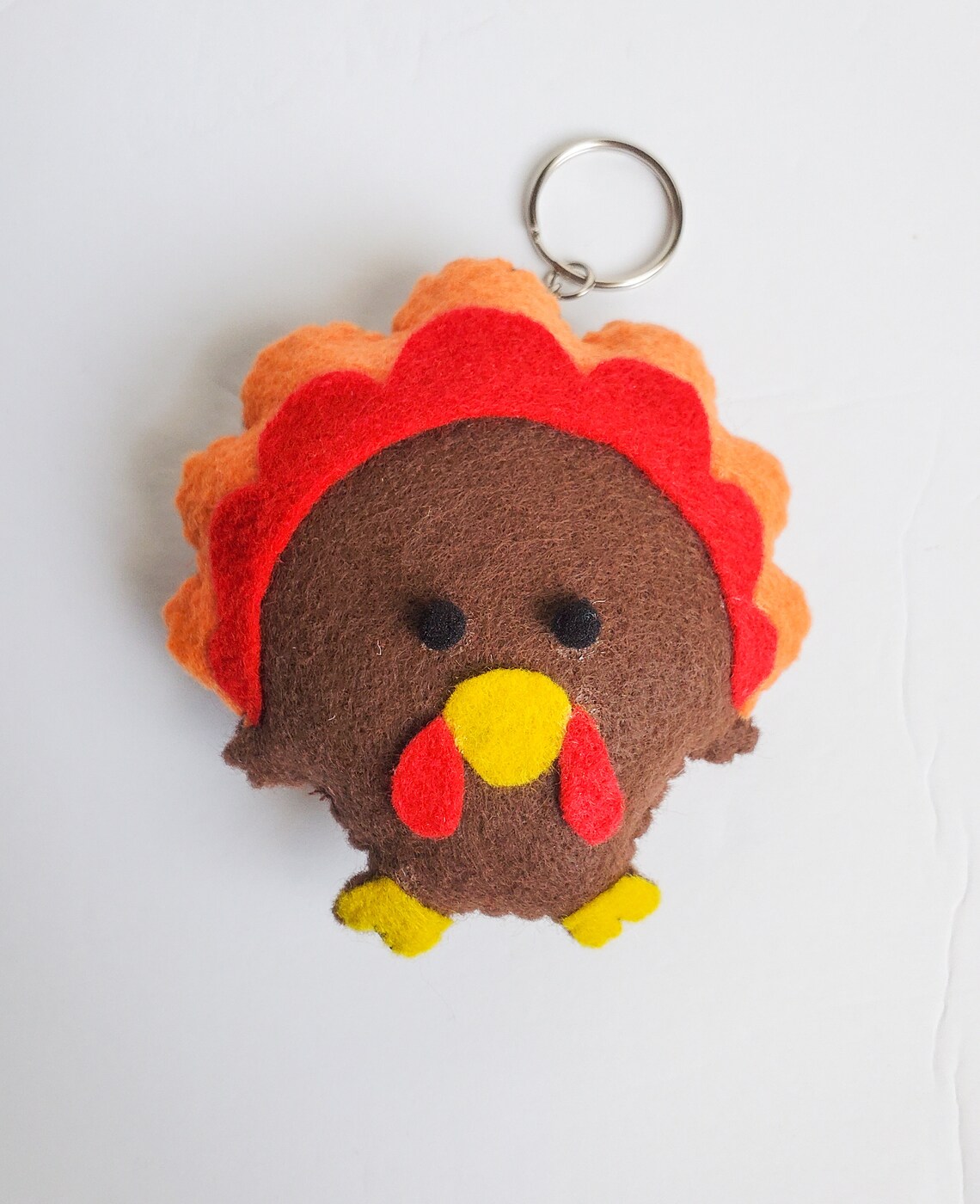 Thanksgiving Themed Keychains – Turkey Charm – Pumpkin Pie Gift ...