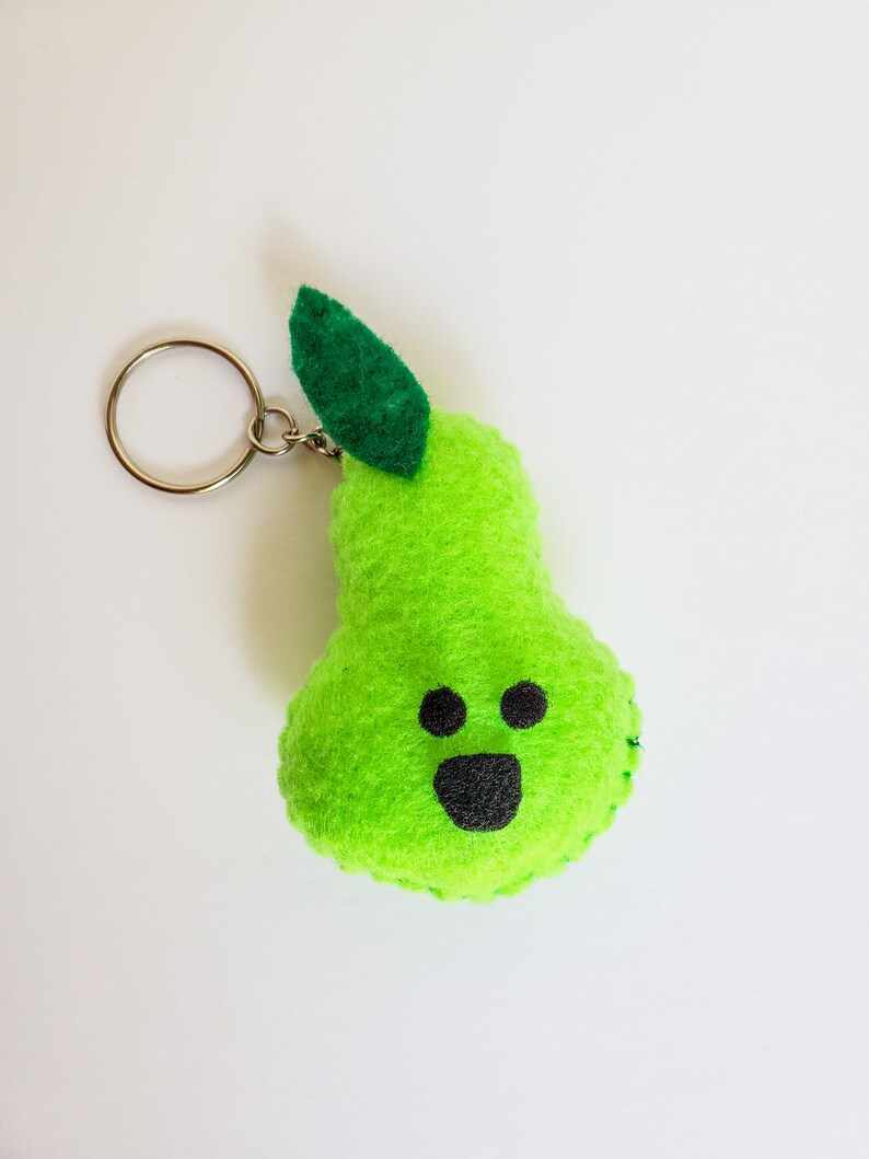 Food Felt Keychains – Apples, Pears, Corn, Cherry Pie, Lemon Meringue ...