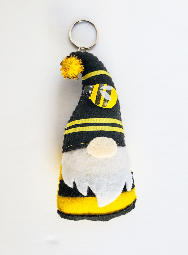 Nature Gnome Felt Keychains Ladybug Bumblebee - Etsy