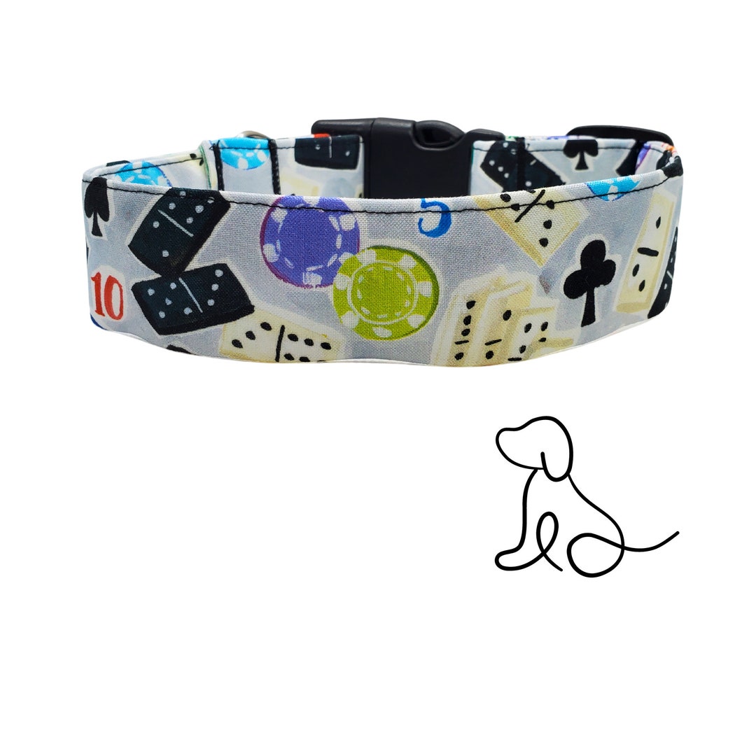 Domino Dog Collar - Dog Bow Tie - Etsy