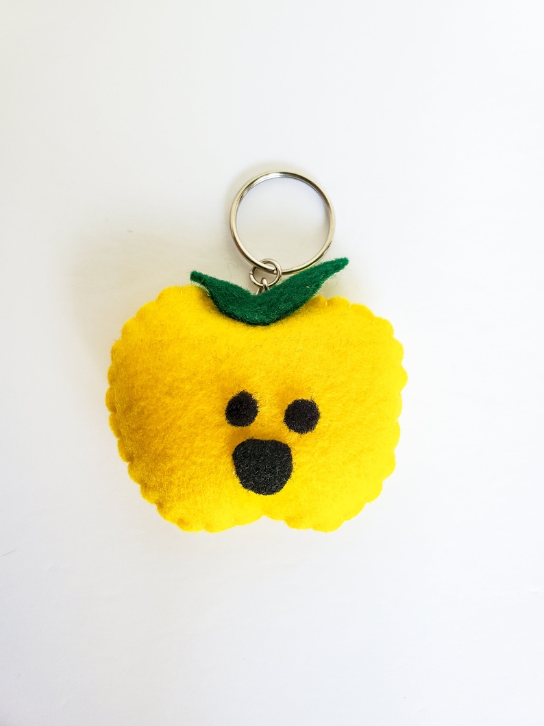 Food Felt Keychains – Apples, Pears, Corn, Cherry Pie, Lemon Meringue ...