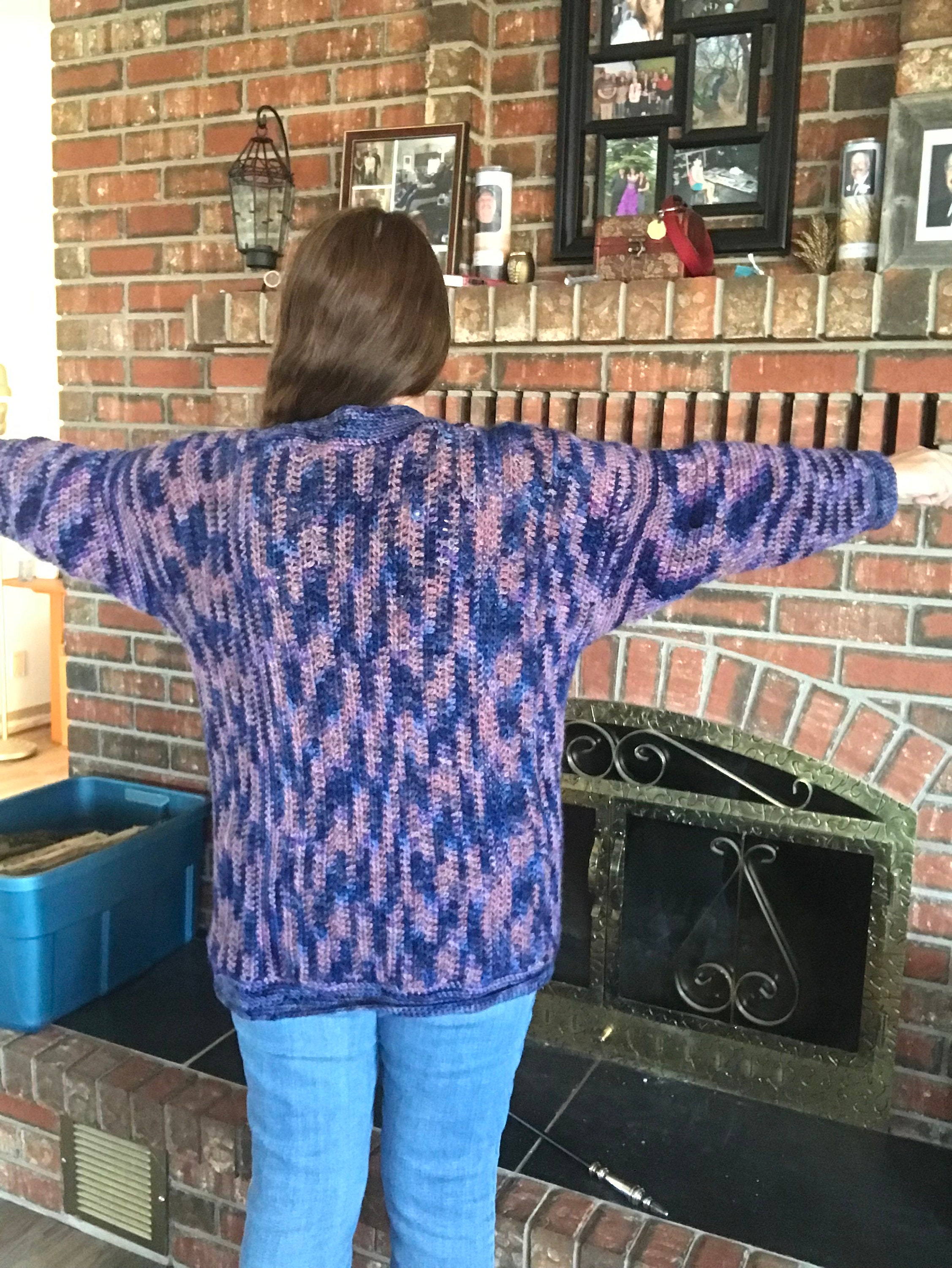 Cardigan Crochet Pattern Trio of Textures Cardi Cardigan Crochet ...