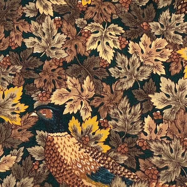 Pheasant Fabric - Etsy