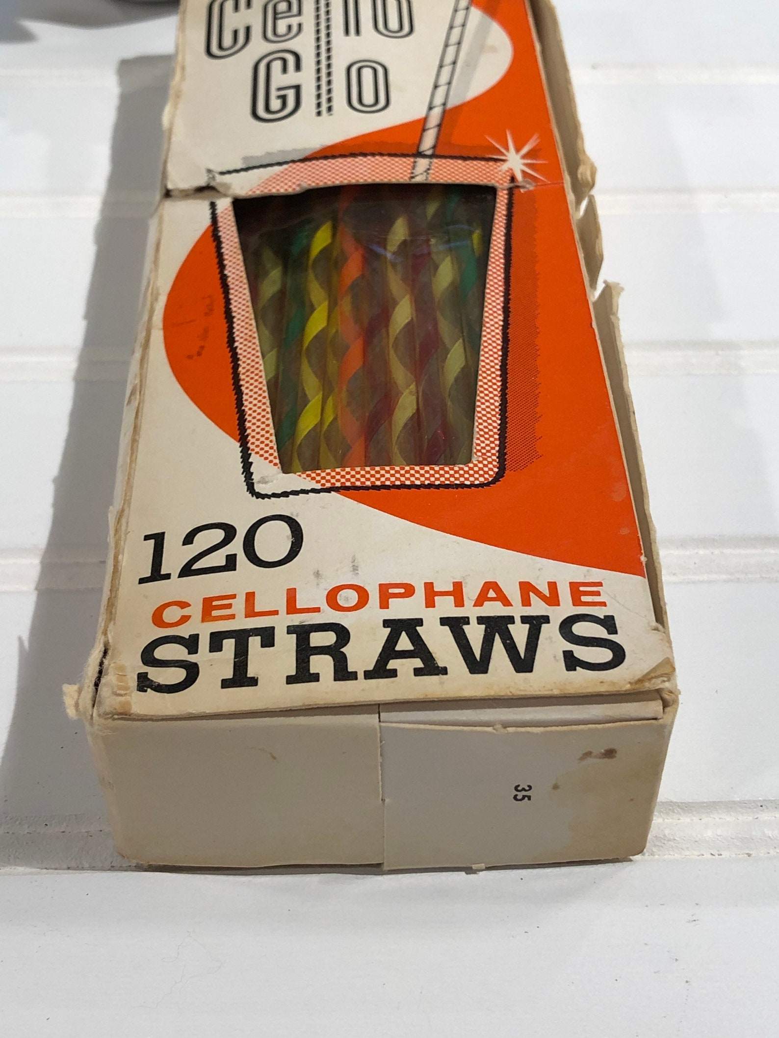 Vintage Straws Cello-glo Cellophane Straws - Etsy