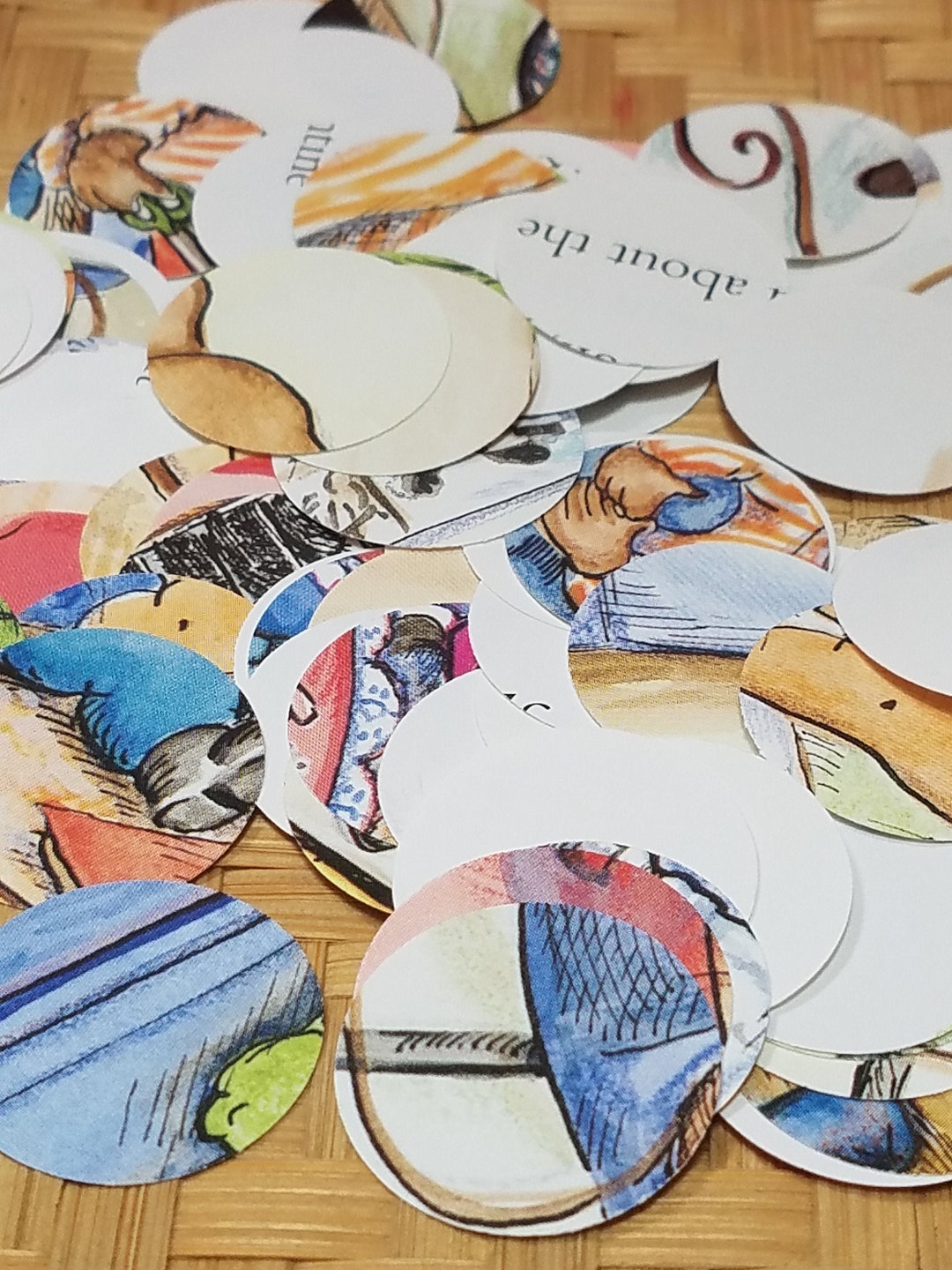 Childrens Book Confetti Upcycled Book Confetti Birthday Party ...