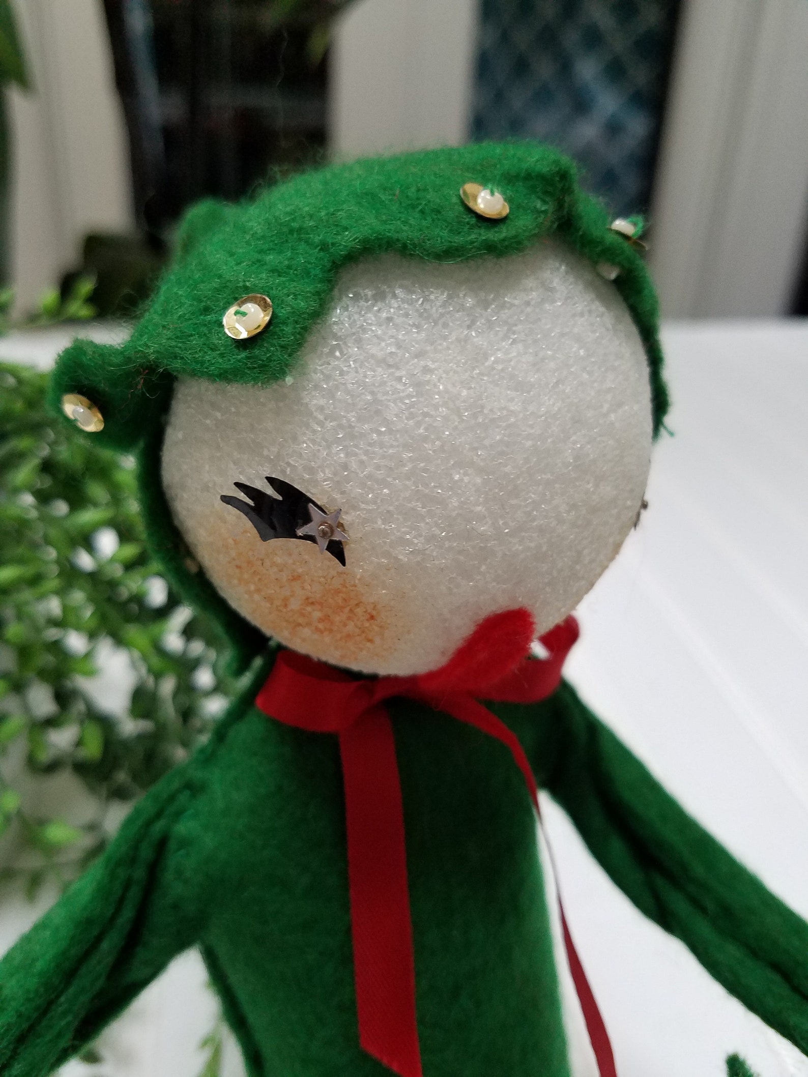 Handmade Elf Vintage Elf Felt Elf Christmas Decoration - Etsy