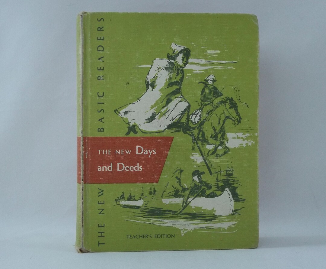 Vintage 1955 the New Days and Deeds Teacher's Edition Basic Reader ...