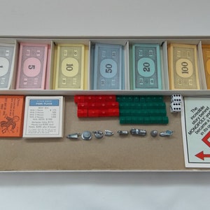 Vintage MONOPOLY BOARD GAME 1973 Vintage Parker Brothers, Family Fun ...