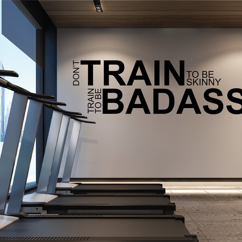 Fitness Wall Decals - Etsy