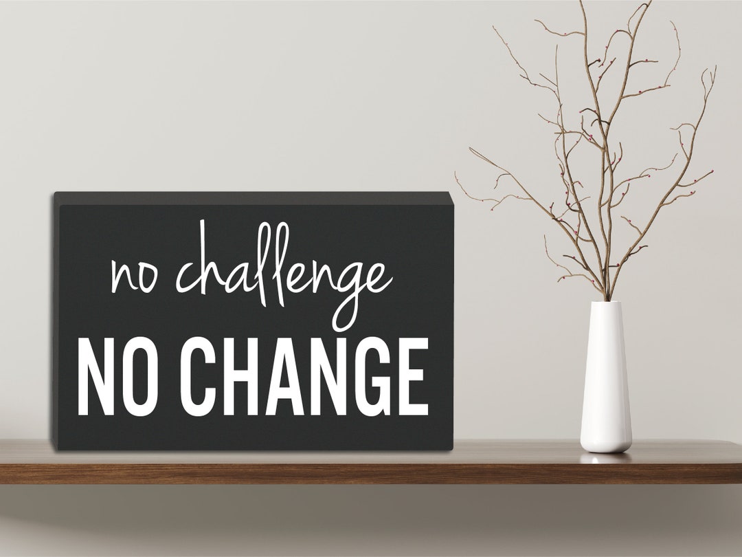 Home Gym Decor no Challenge No Change Gifts for - Etsy