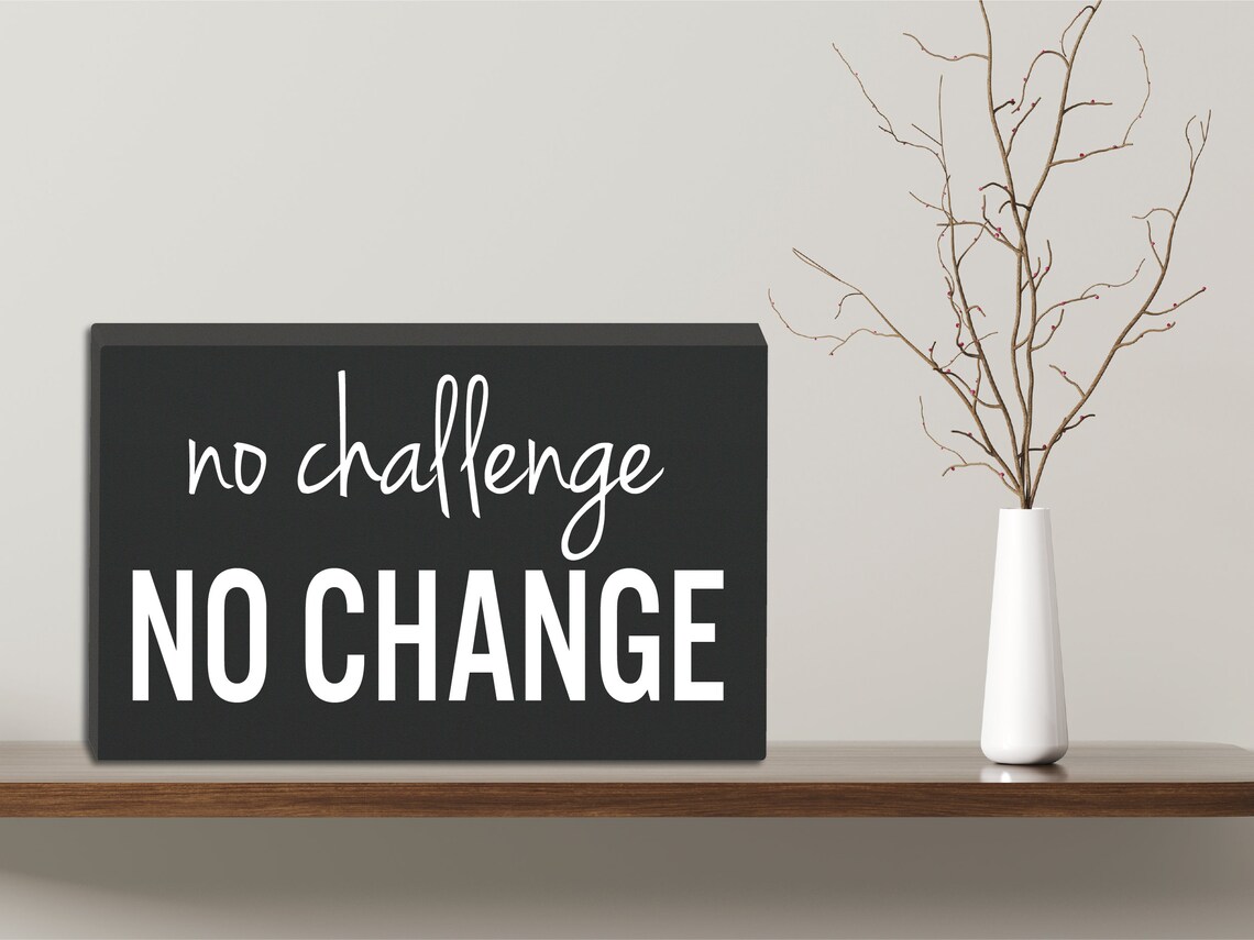 Home Gym Decor no Challenge No Change Gifts for - Etsy