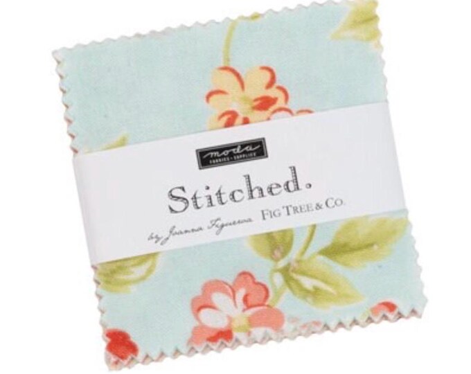 Stitched by Fig Tree and Co for Moda Mini Charm Packs 2.5” X 2.5” - Etsy
