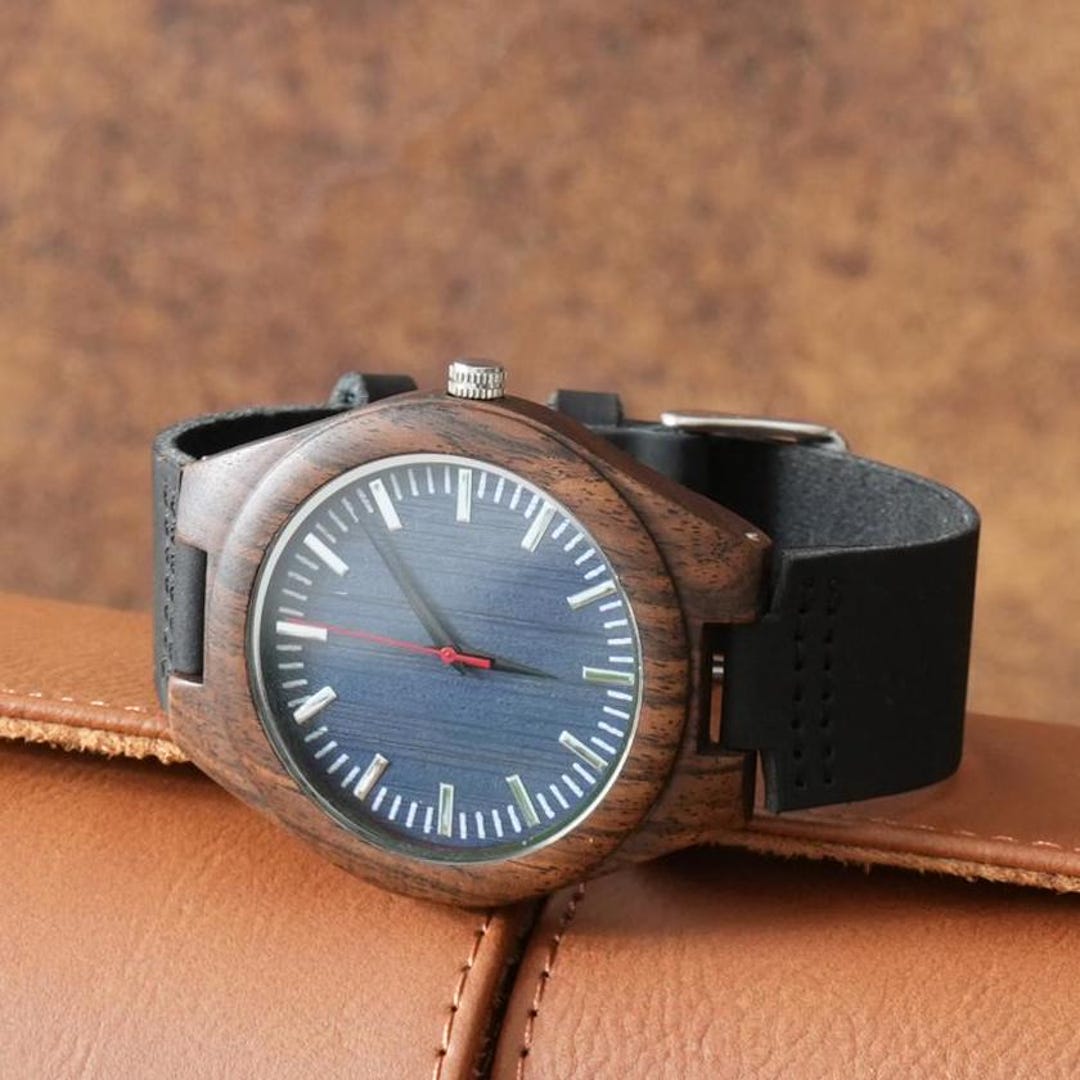 Personalised Engraved Wrist Watch Wood Watch Groomsmen Gifts Gifts for ...