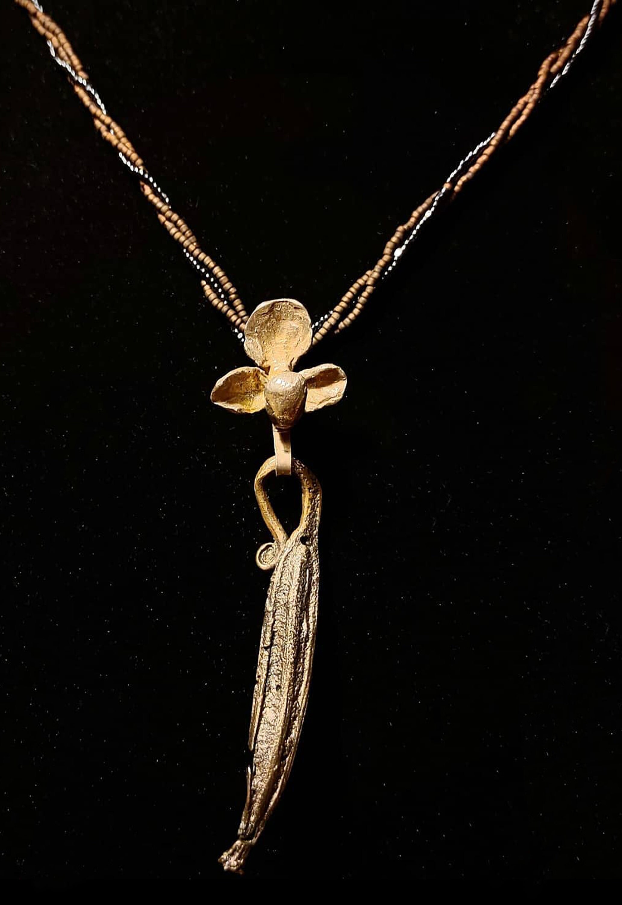 Orchid & Pod Pendant ~ - Etsy