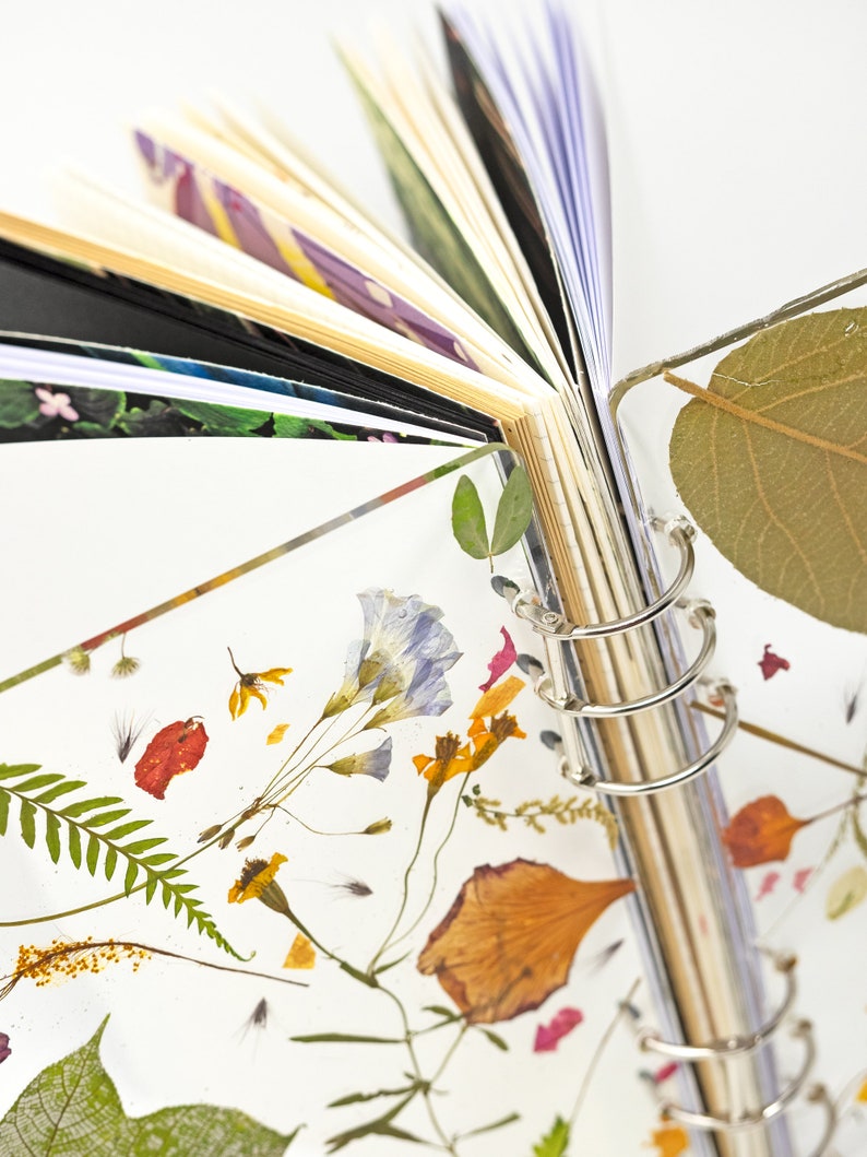 Pressed Flower Resin Journal | Etsy