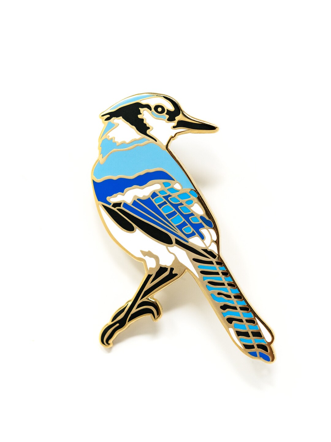 Blue Jay Hard Enamel Pin Bird Brooch Birder Gifts Gifts for Him Unisex ...