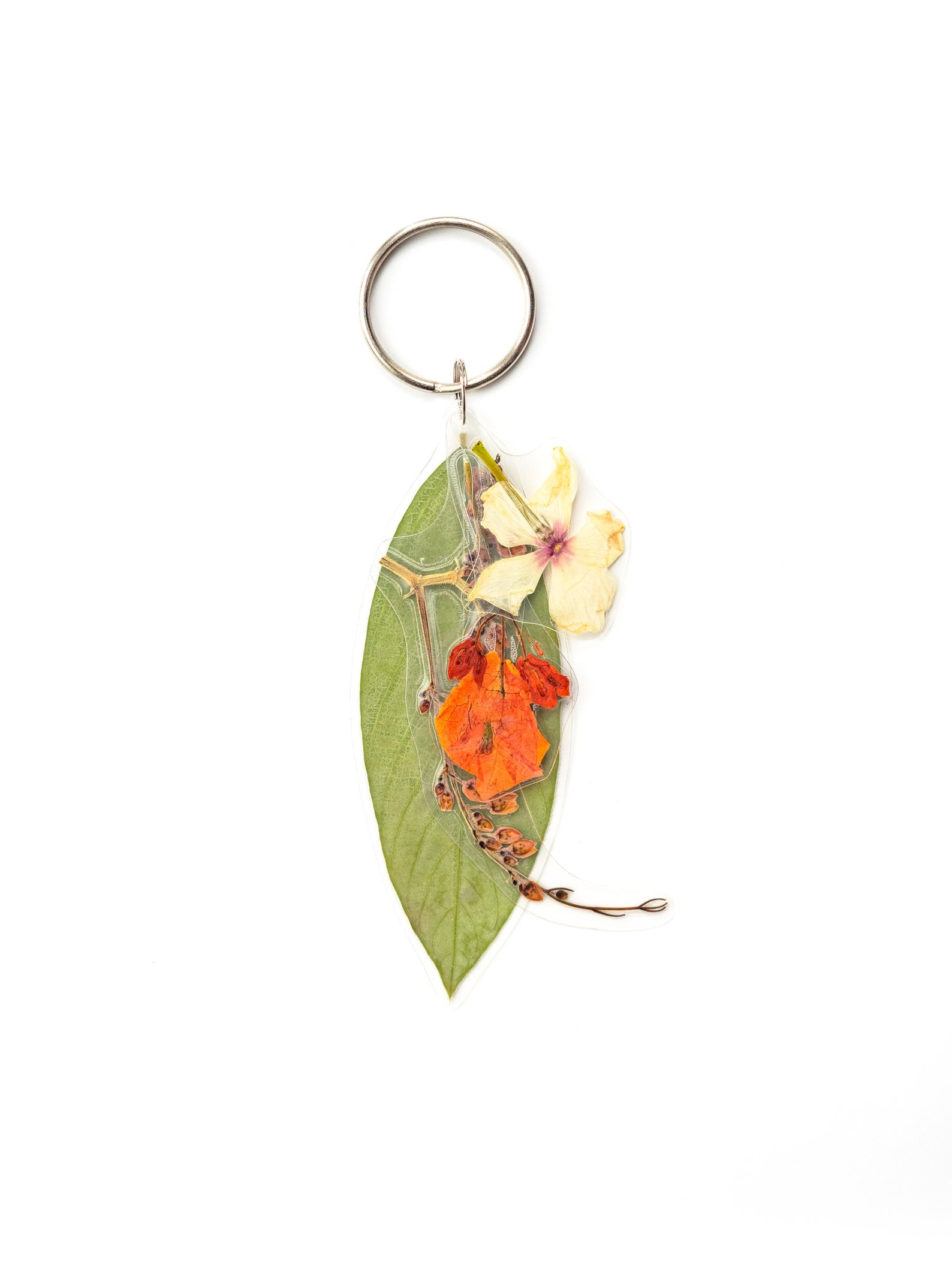 Pressed Flowers Keyring | Etsy