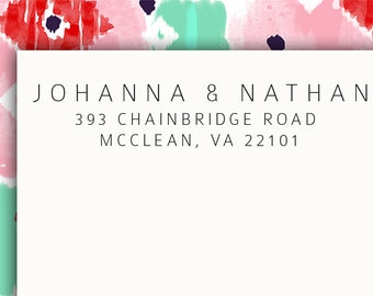 Return address label | Etsy