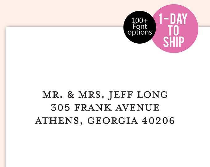 Return Address Labels Transparent Return Address Stickers - Etsy