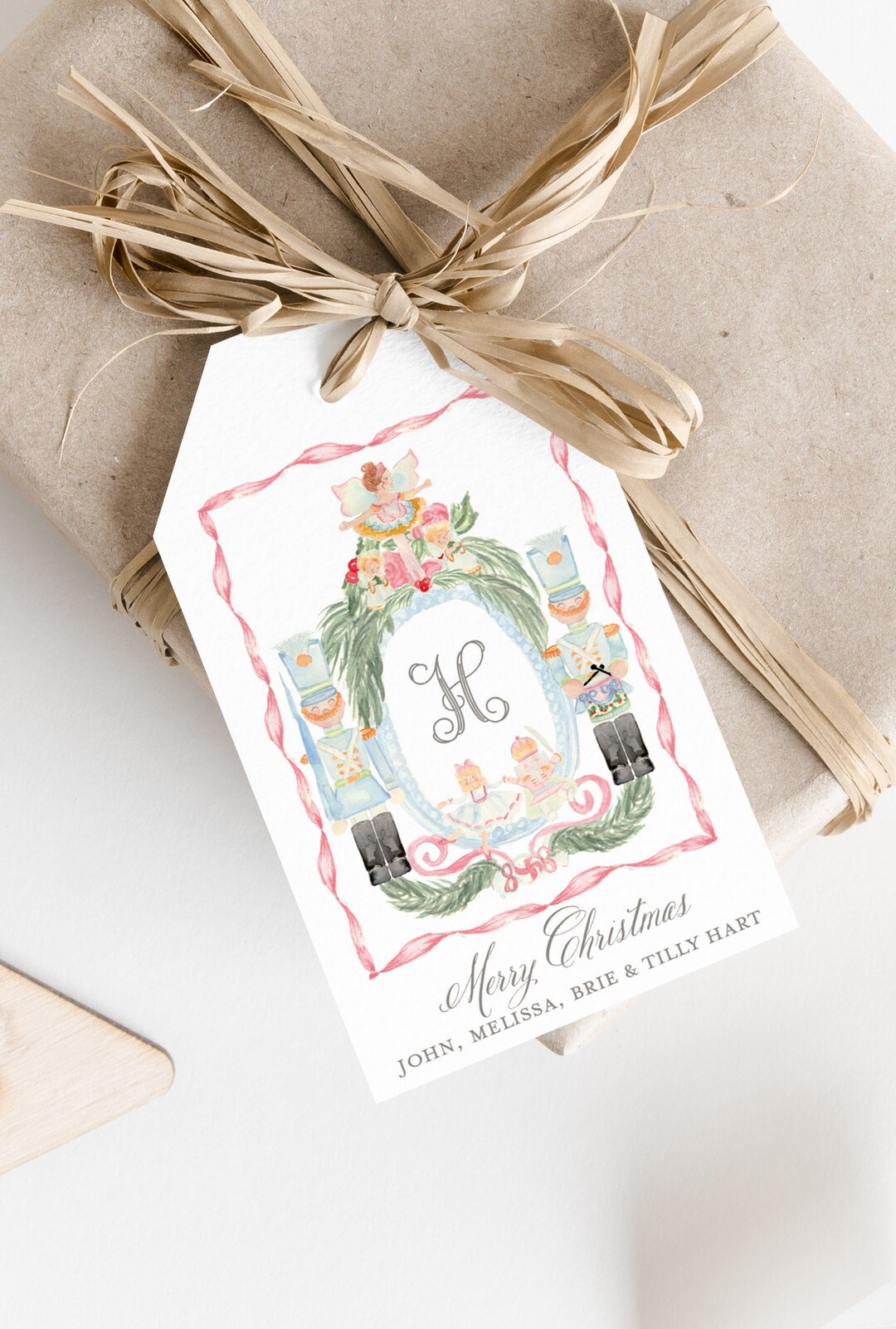 2 DAY Turnaround_nutcracker Christmas Tags, Event Tags, Merry Christmas ...
