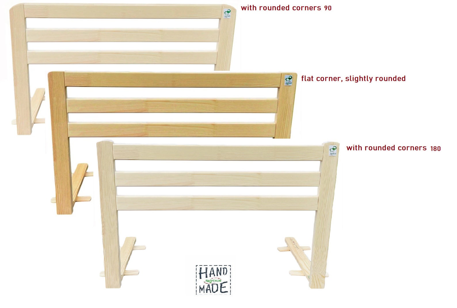 Wooden Baby Bed Safety Guard Rail. Handmade. ECO. Individual - Etsy