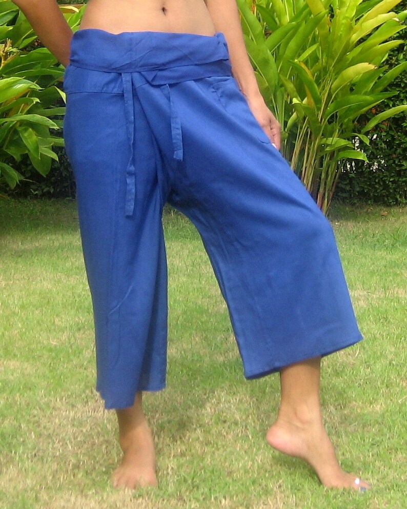 Capri Thai Fisherman Pants Thai Fisherman Trousers Wrap - Etsy