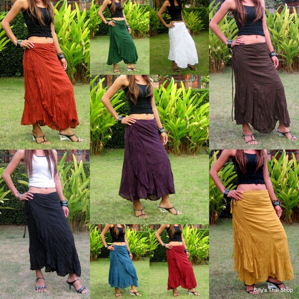 Gypsy Wrap Skirt - Etsy