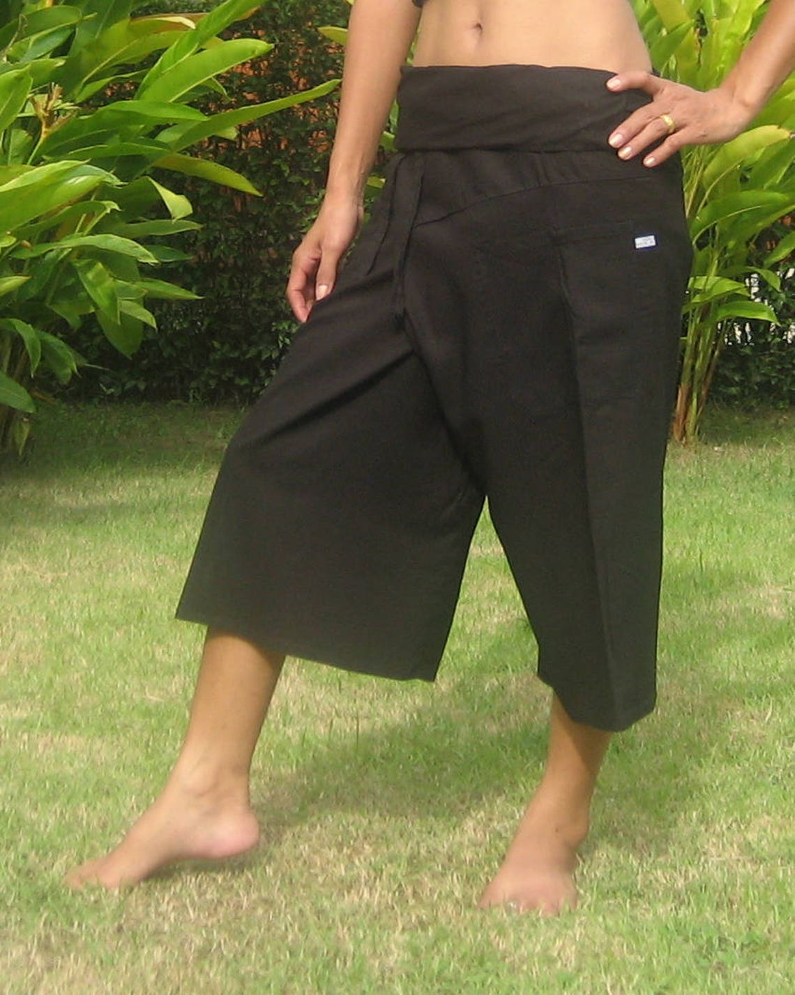 Capri Thai Fisherman Pants Thai Fisherman Trousers Wrap | Etsy