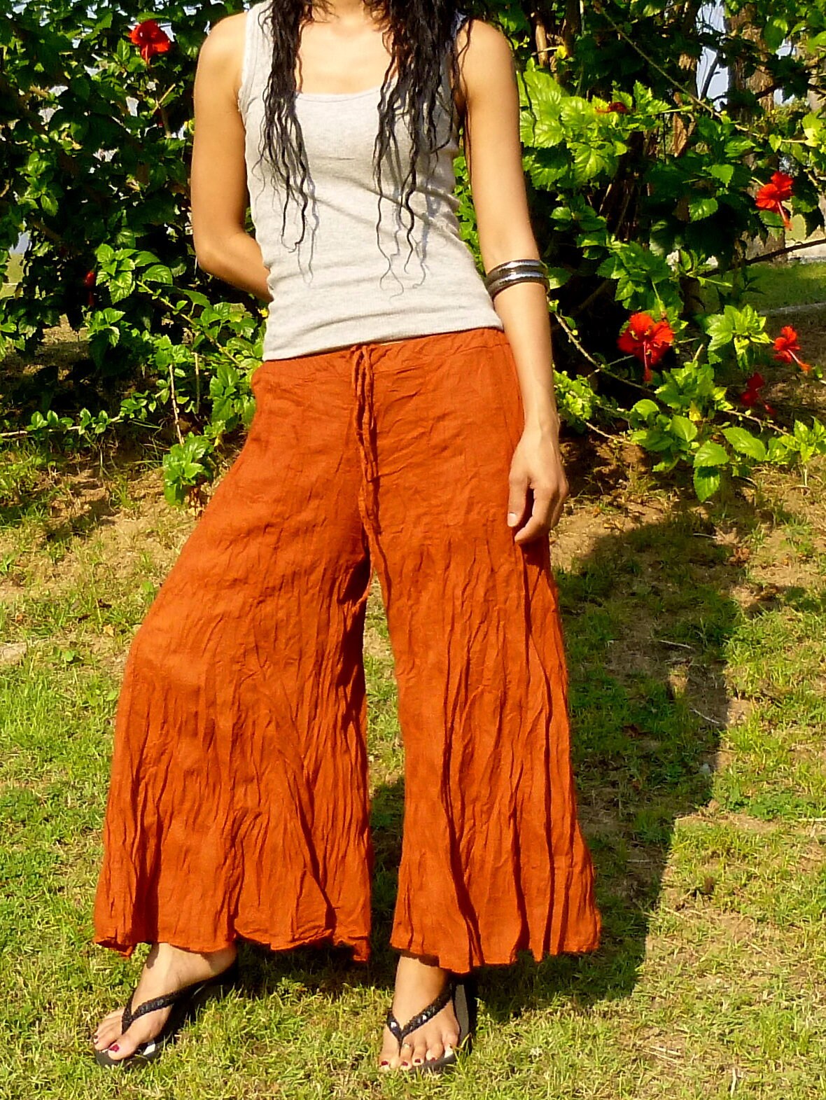Palazzo Pants Gaucho Pants Wide Leg Pants Gypsy Pants | Etsy