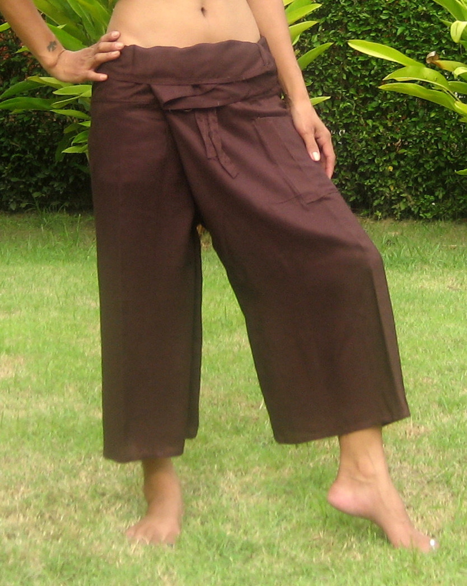 Capri Thai Fisherman Pants Thai Fisherman Trousers Wrap | Etsy