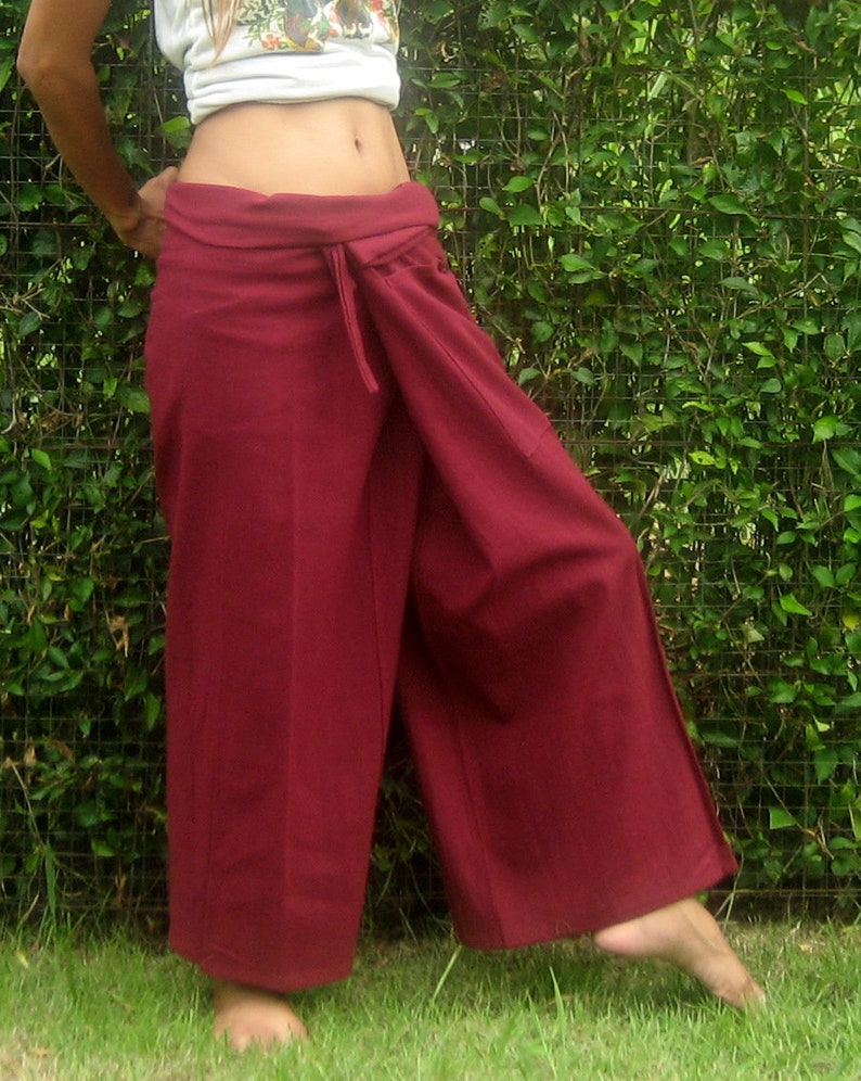 Thai Fisherman Pants * Wrap Pants * Hippie Pants * Yoga * Massage ...