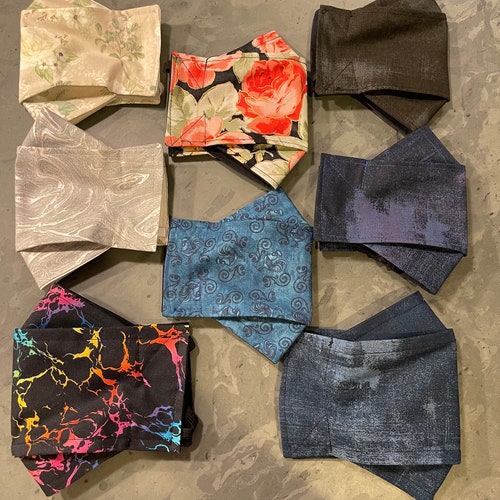 3D Face Mask With Around the Head Adjustable Elastics Limits | Etsy