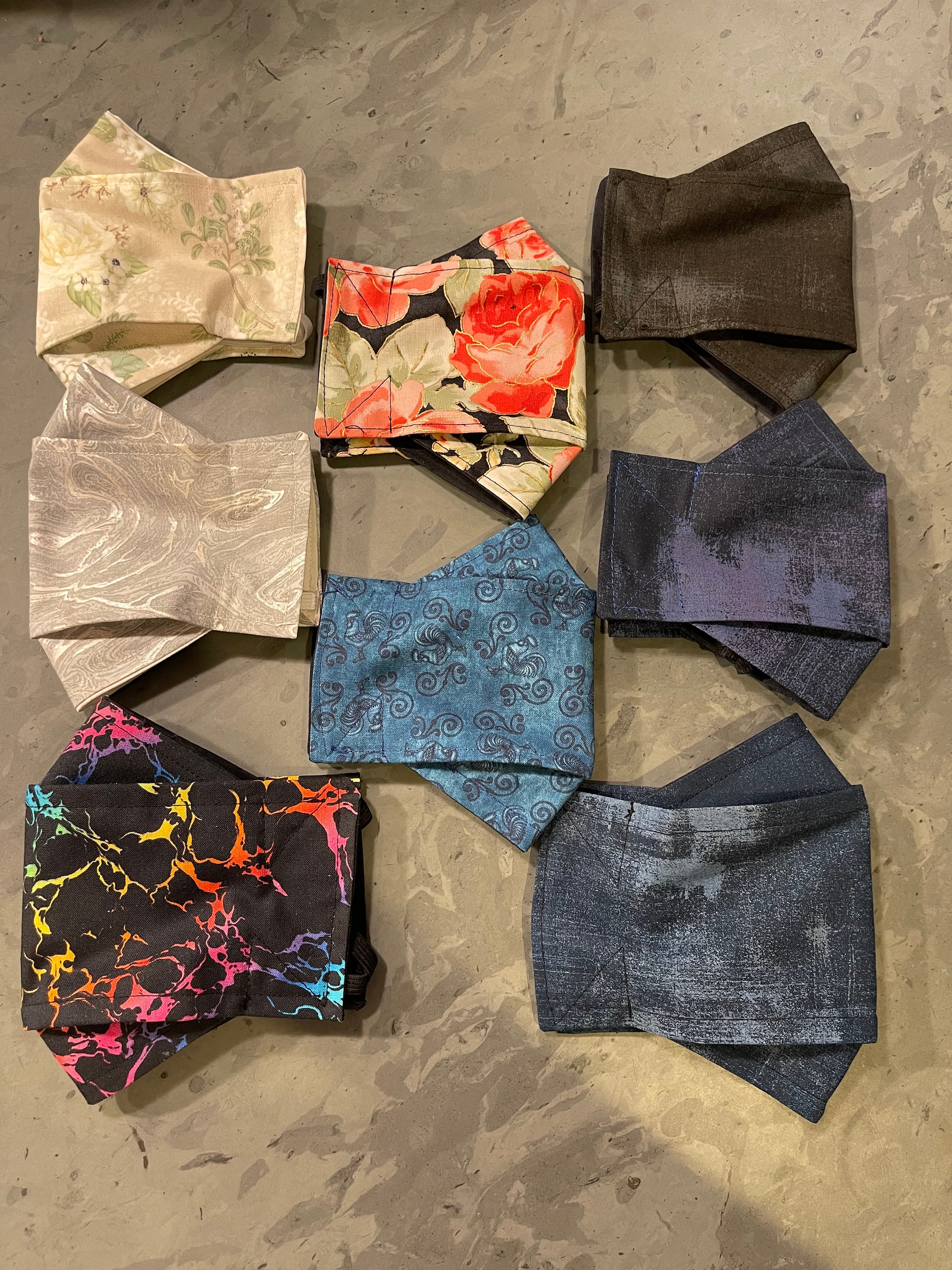 3D Face Mask With Around the Head Adjustable Elastics Limits | Etsy