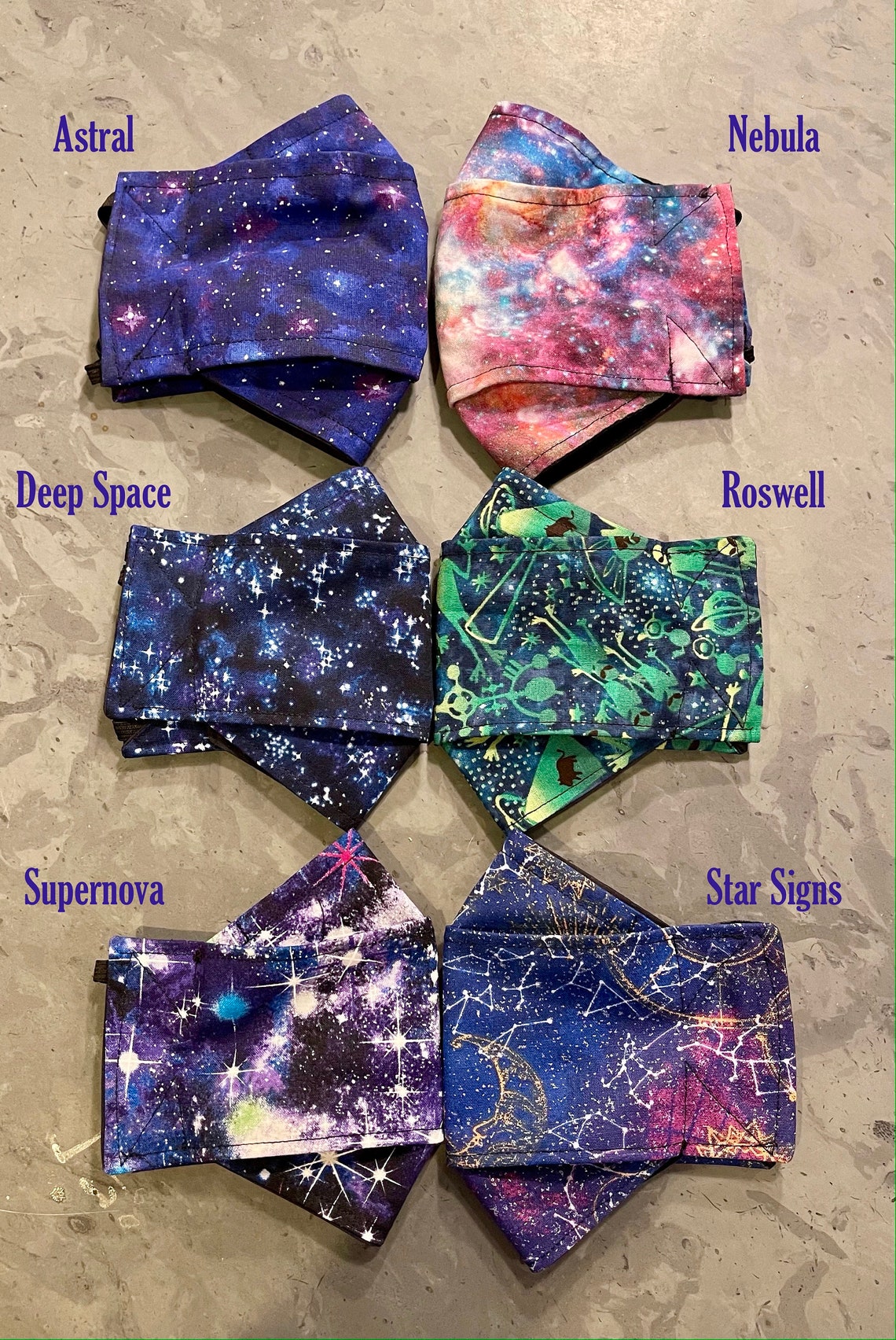 3 Layer 3D Space Face Mask With Adjustable Elastics Limits - Etsy