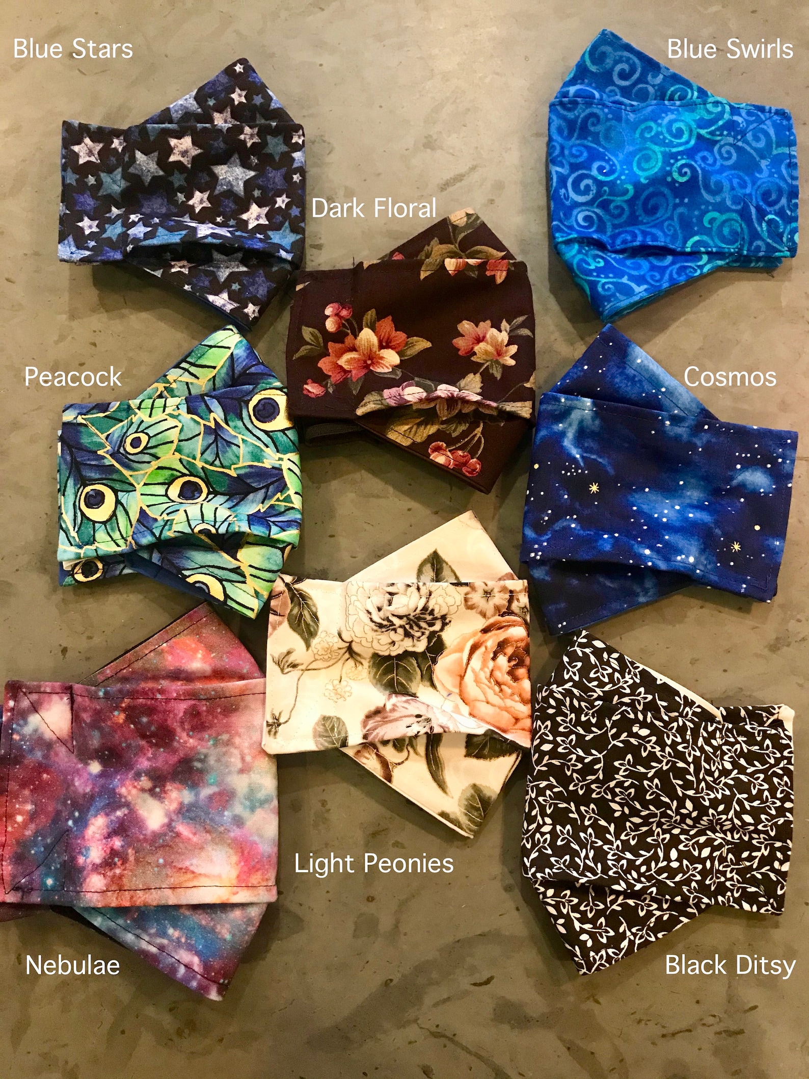 3D Face Mask With Around the Head Adjustable Elastics Limits | Etsy