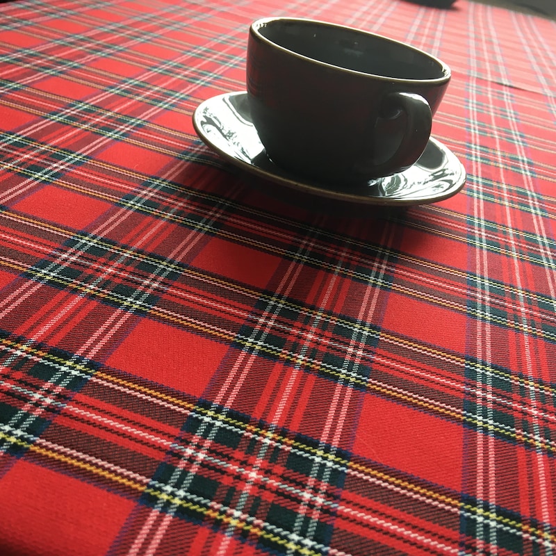 Plaid Tablecloth - Etsy