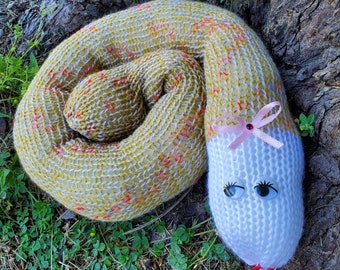 Knitted Snake - Etsy